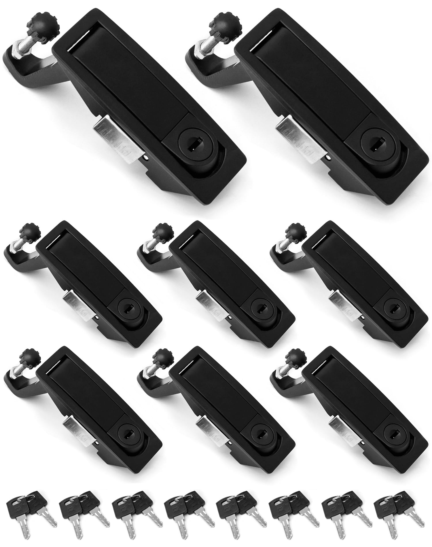 QWORK 8 Pack Compression Latch Lock Trigger Latch, Adjustable Lever ...