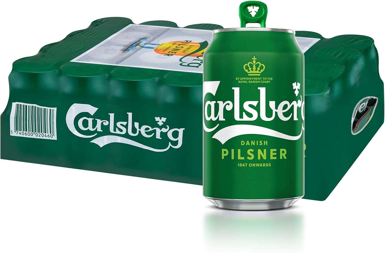CARLSBERG Green Label Beer Can, 320ml (Pack of 24): Amazon.sg: Grocery ...