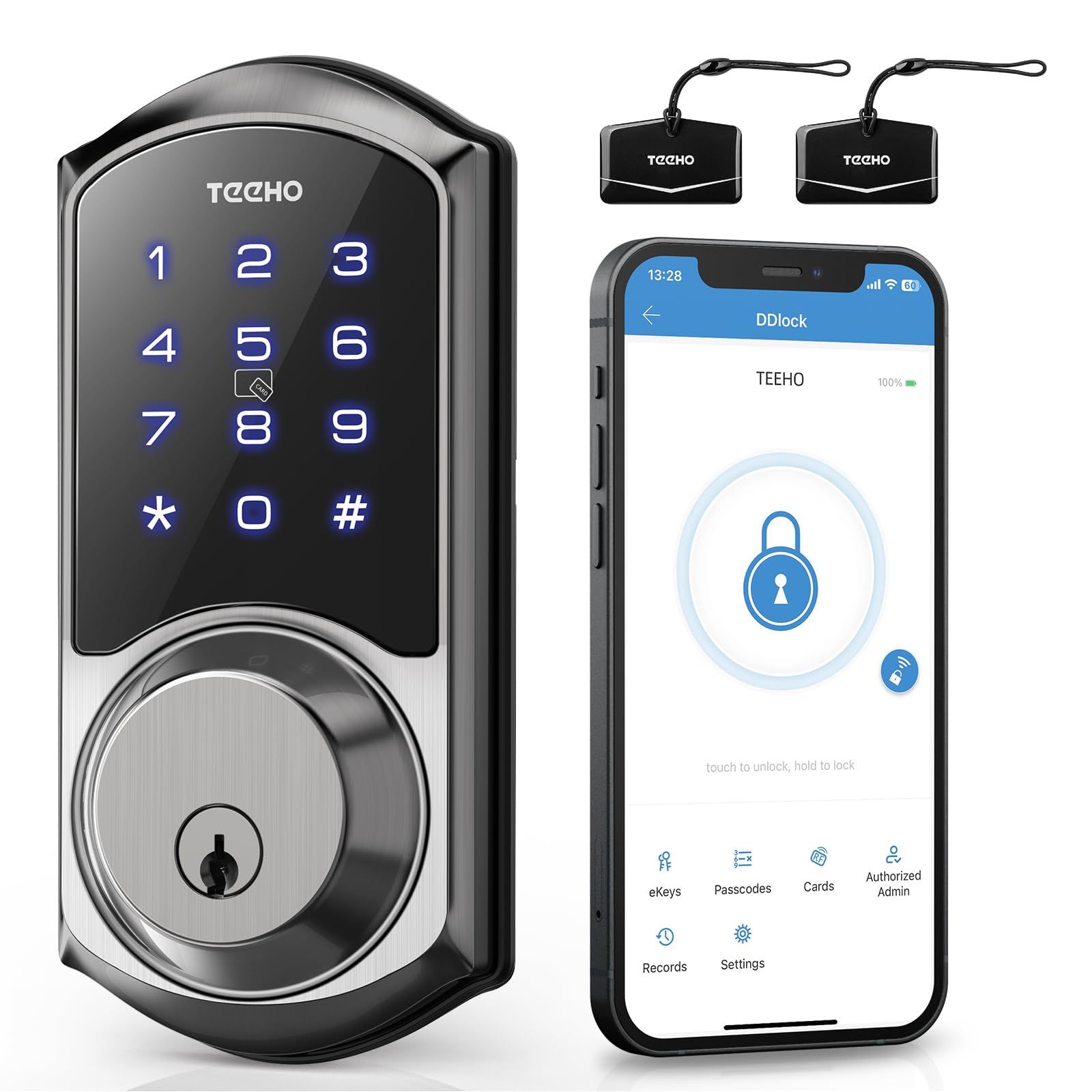 Mua TEEHO Smart Lock - Keyless Entry Door Lock with Gateway - WiFi ...