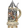 Amazon.com | KING Beer Mug Bayern Seidel, State Crest Front, Side ...