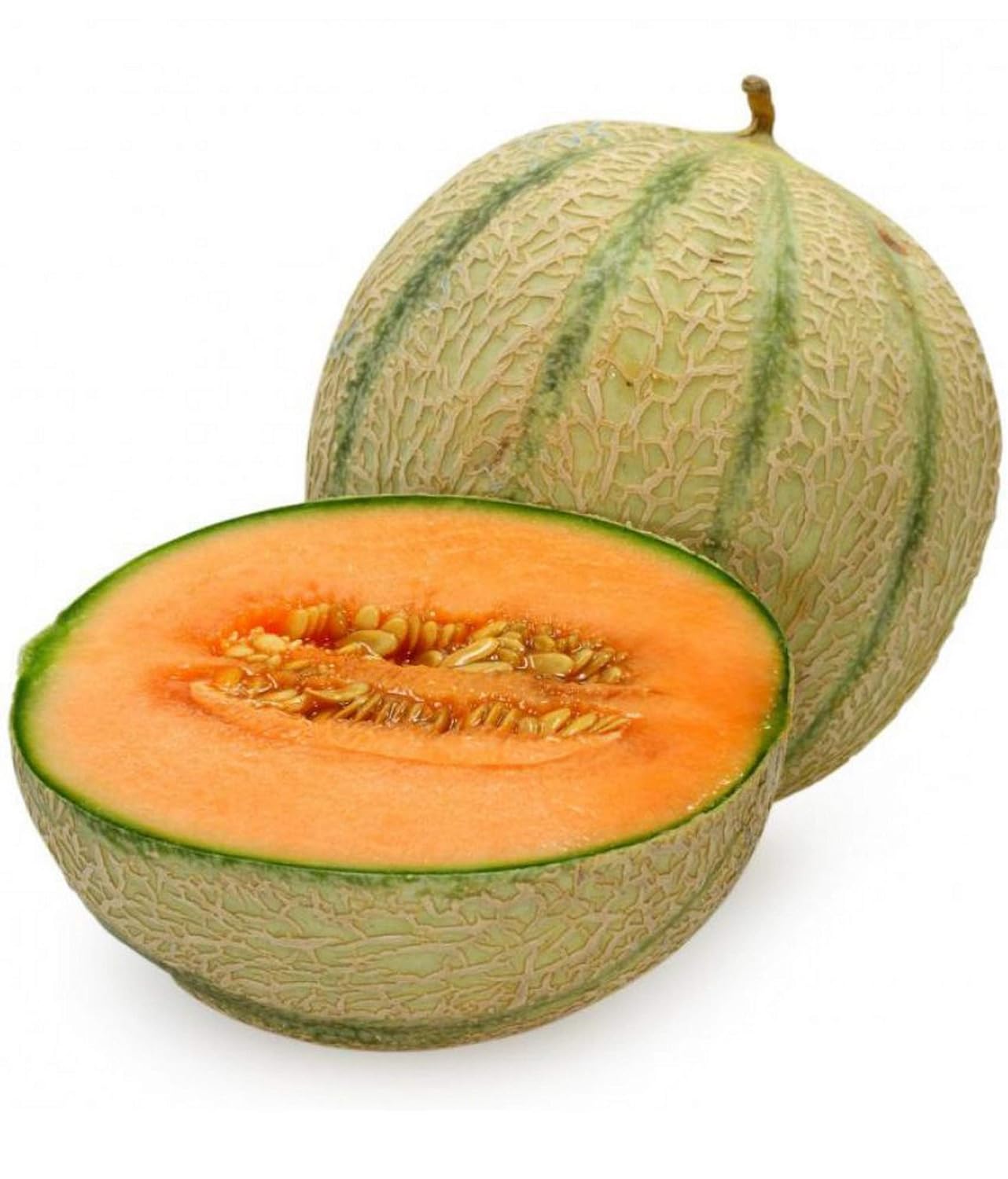 Fresh Musk Melon, Striped 1 Piece (500 - 900 g): Amazon.in: Grocery ...