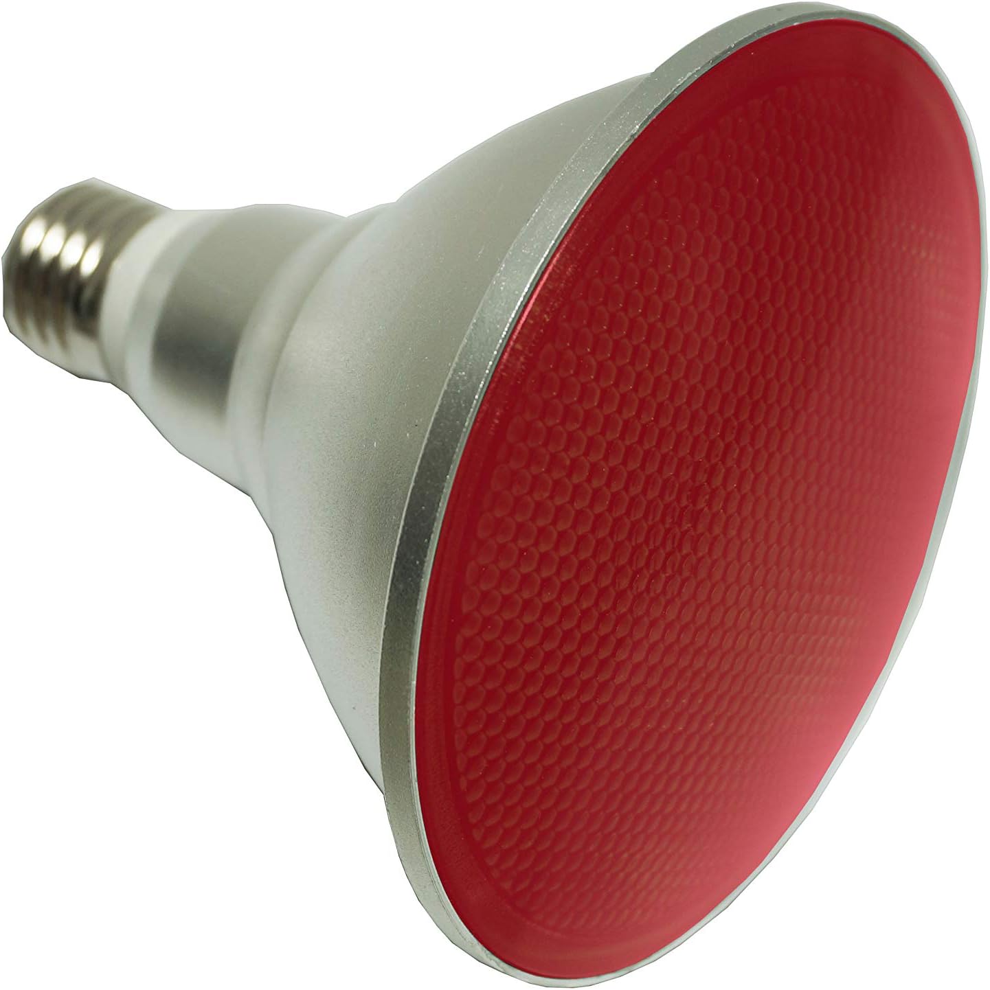 JQslight LED PAR38 Floodlight Bulb Red, Spotlight IP65 Waterproof E27 ...