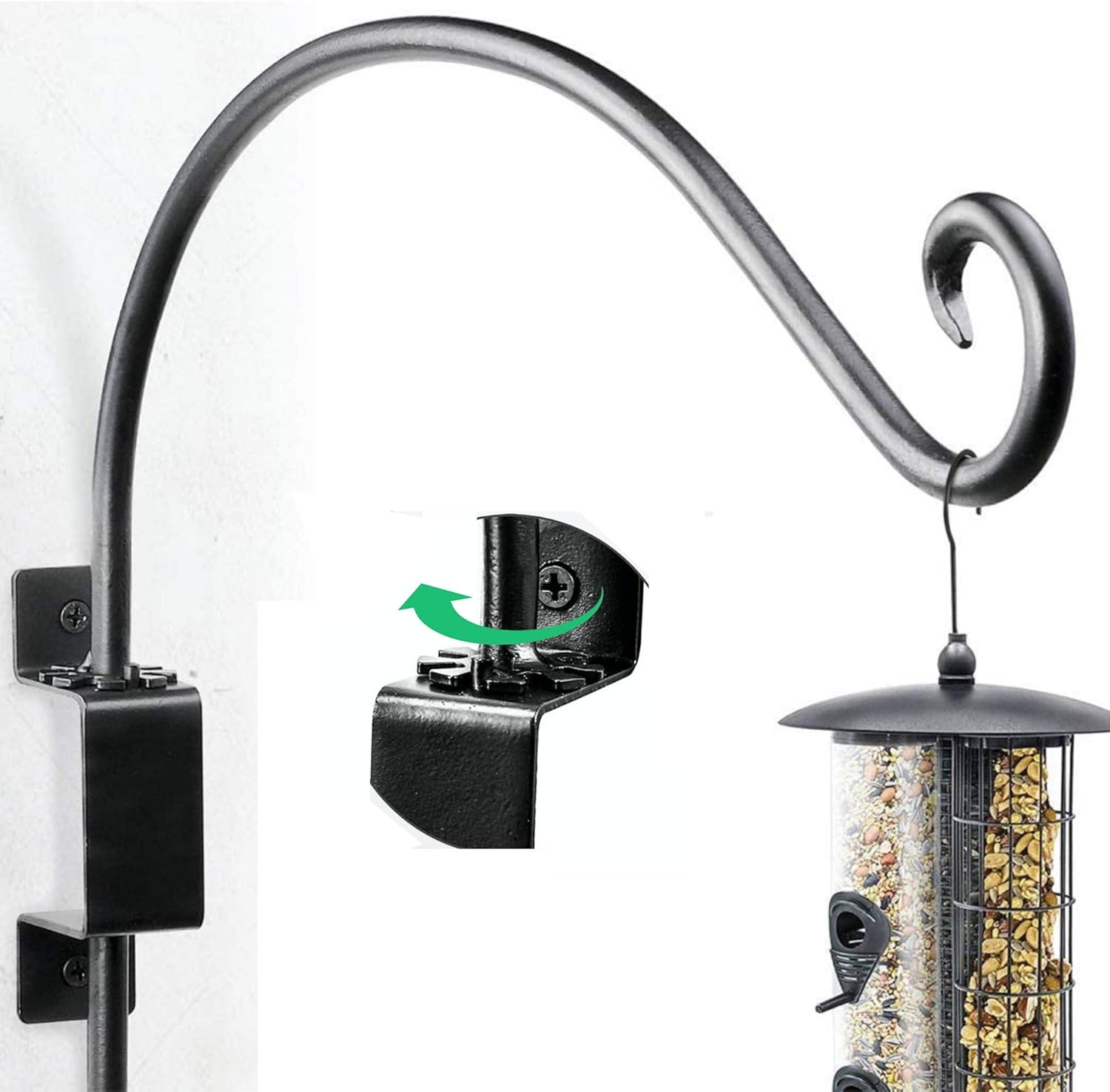 FarazenHome Swivel Hanging Basket bracket 12 inch heavy duty Hanging ...