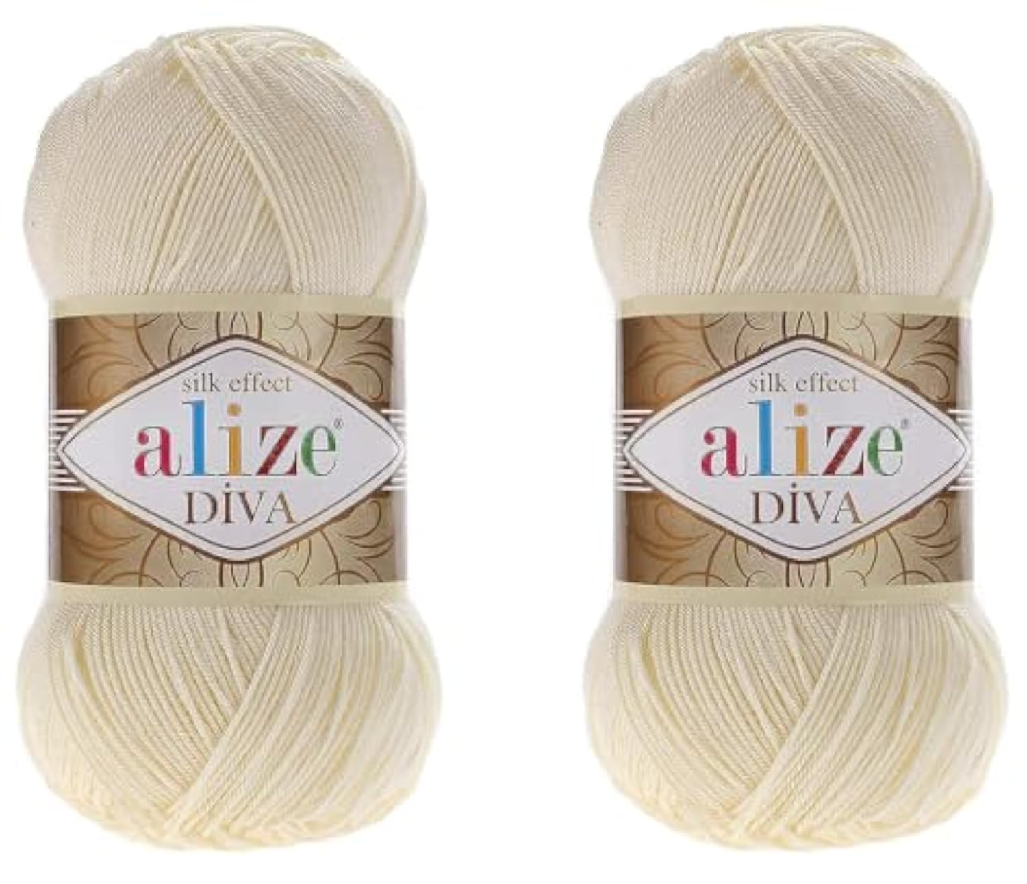 Alize Diva Yarn Hand Knitting Yarn 100% Microfiber Acrylic Yarn Alize Diva Silk Effect Thread ...