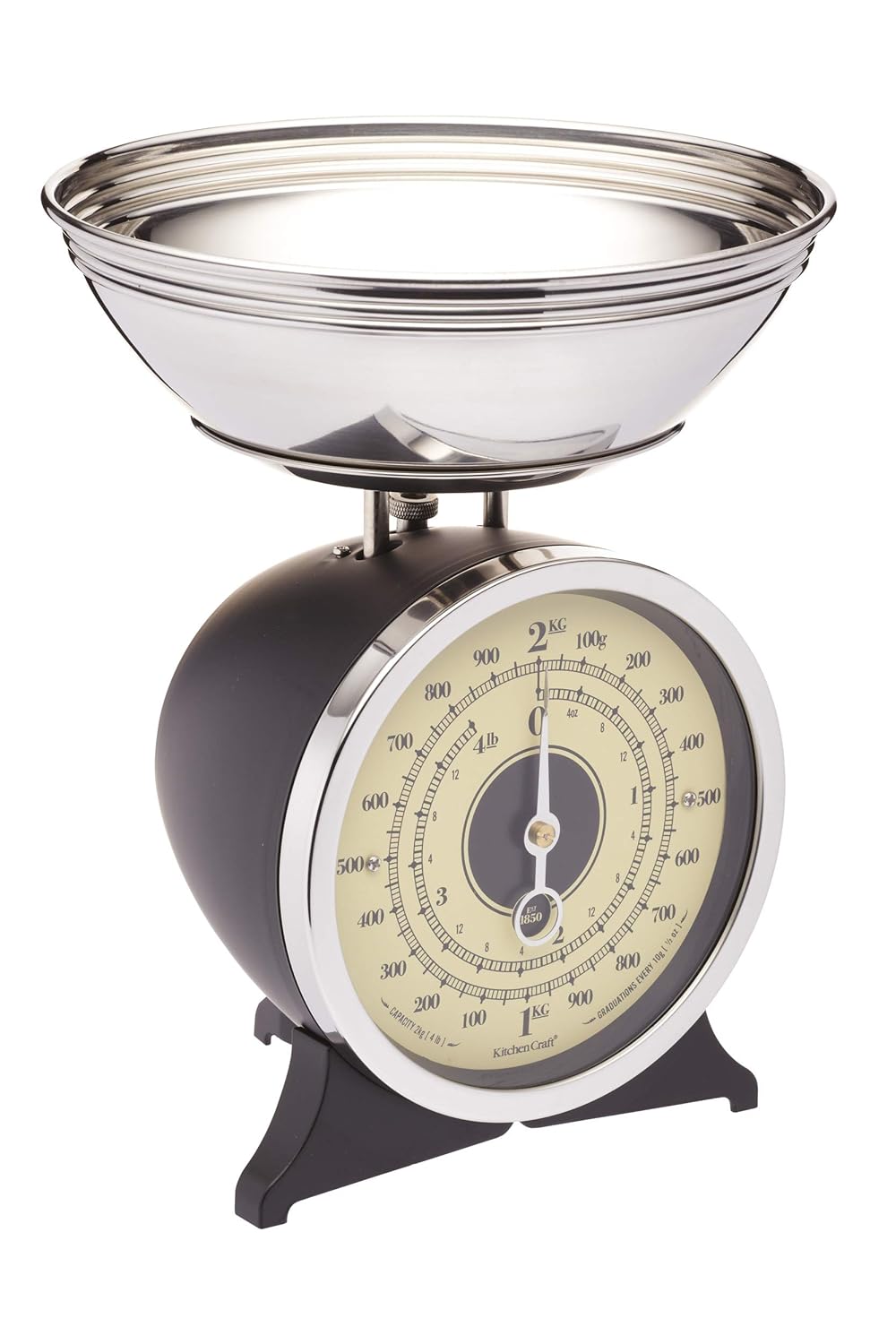 KitchenCraft Classic Collection Mechanical Kitchen Scales with Bowl ...