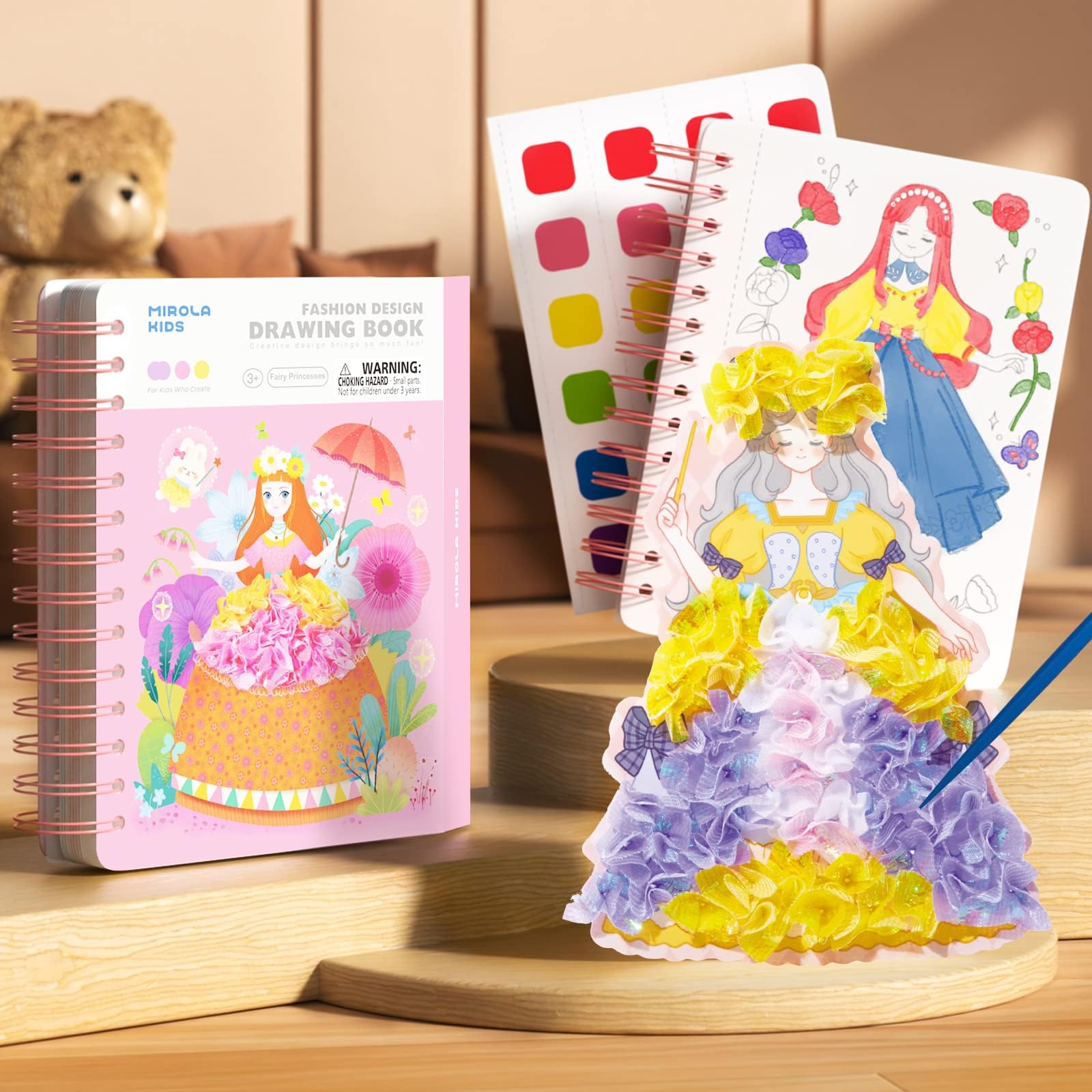 Mua 3 in 1 Fashion Design Drawing Book for Girls, Princess Dress-up ...