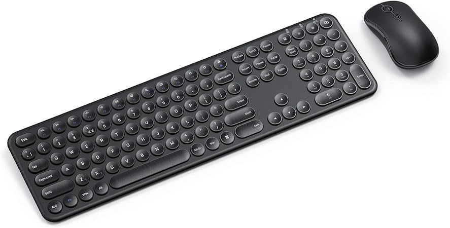 Full Size Wireless Keyboard Mouse Seenda 110 Keys UK Amazon co uk 