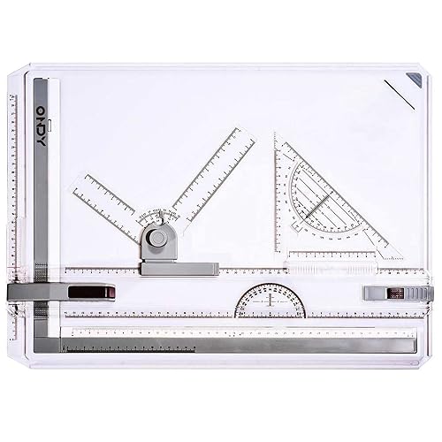 ONDY Metric Drafting Table Portable A3 Drawing Board Drafting Tools Set ...