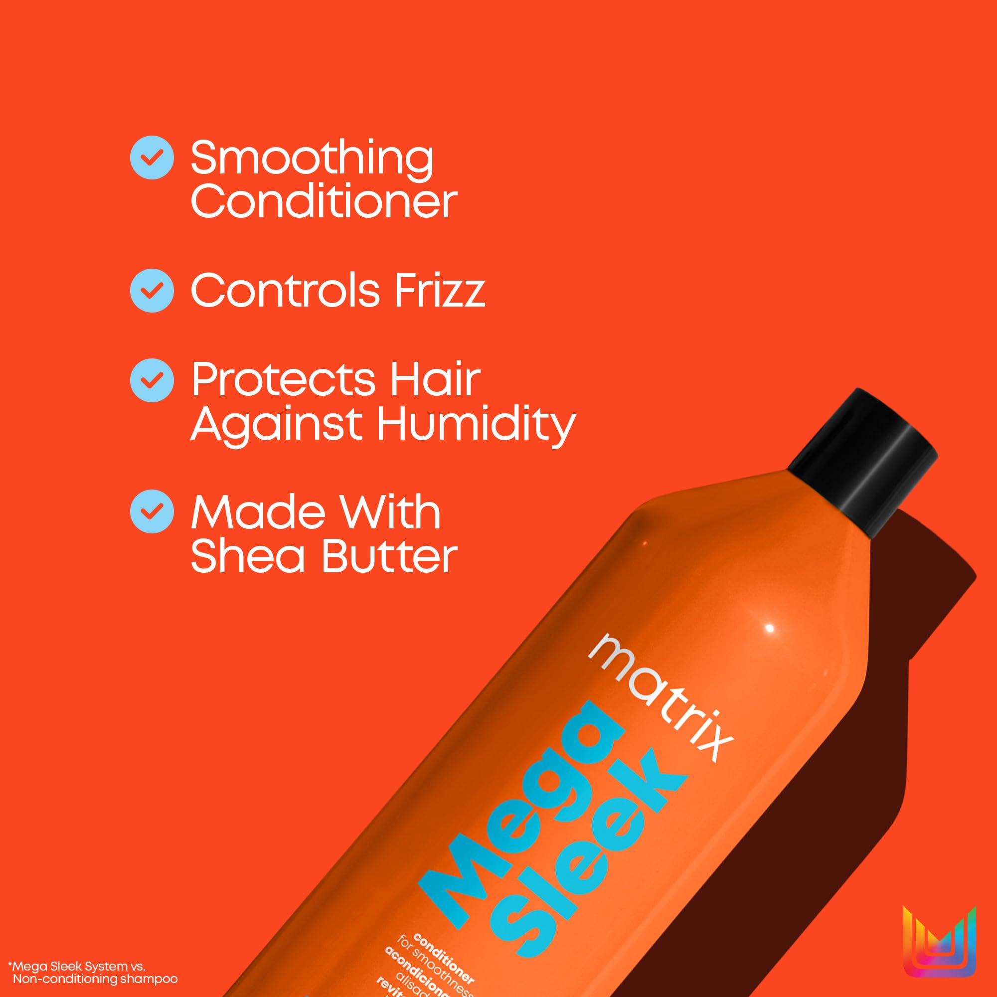 Mua Matrix Mega Sleek Conditioner - Smoothing and Detangling, For Dry ...