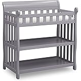 Amazon.com : Delta Children Infant Changing Table with Pad, Grey : Baby