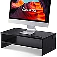 LORYERGO Monitor Stand, Monitor Riser, 2 Tier Computer Stand, Monitor ...