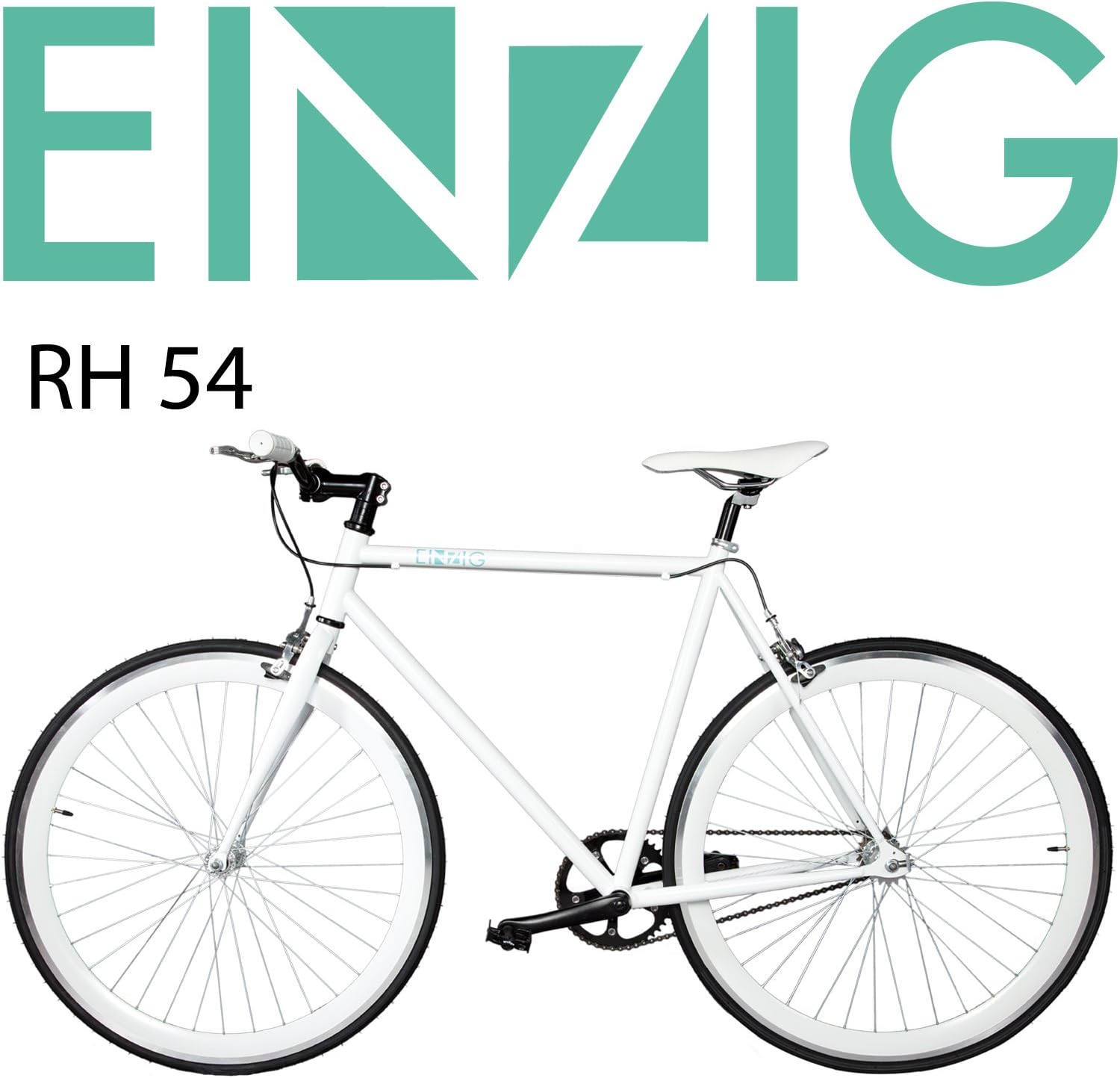 EINZIG „W11-54“ RH54 Singlespeed - Fixed Gear Fixie Rennrad Bahnrad ...