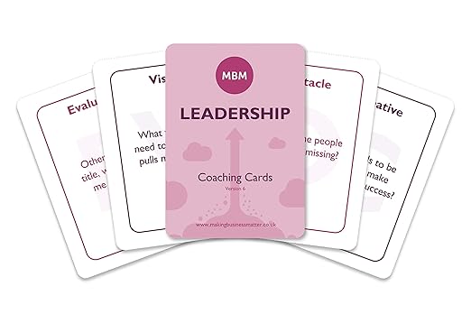 Coaching Cards, Leadership - 96 Cards - New Leaders, Experienced ...