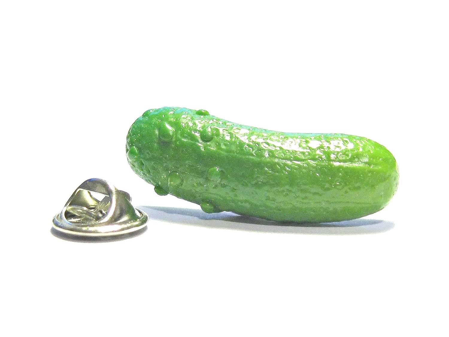 Amazon.com: Miniature Pickle Pin - Tiny Food Jewelry: Handmade