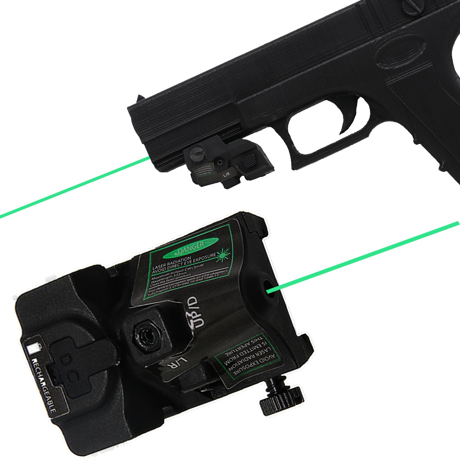 Buy LASERCROSS RGL102 Magnetic Charging Green Laser ,Portable Compact ...
