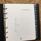 Collins Ringbound Telephone & Address Book - Black: Amazon.co.uk ...