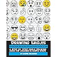 Drawing Emojis Step by Step with Easy Drawing Tutorials for Kids: A ...