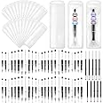 Amazon.com: Jetec 150 Pcs DIY Beadable Pens Kit 50 Plastic Beadable Pens Bulk 50 Refills with 50 ...