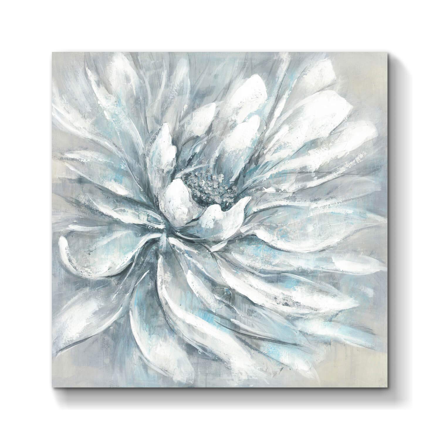 TAR TAR STUDIO Flower Bloom Abstract Wall Art: Floral Artwork Hand ...