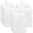 Amazon.com: 24 Pcs Hanging Storage Bags Clear Plastic Bags Large Hook ...