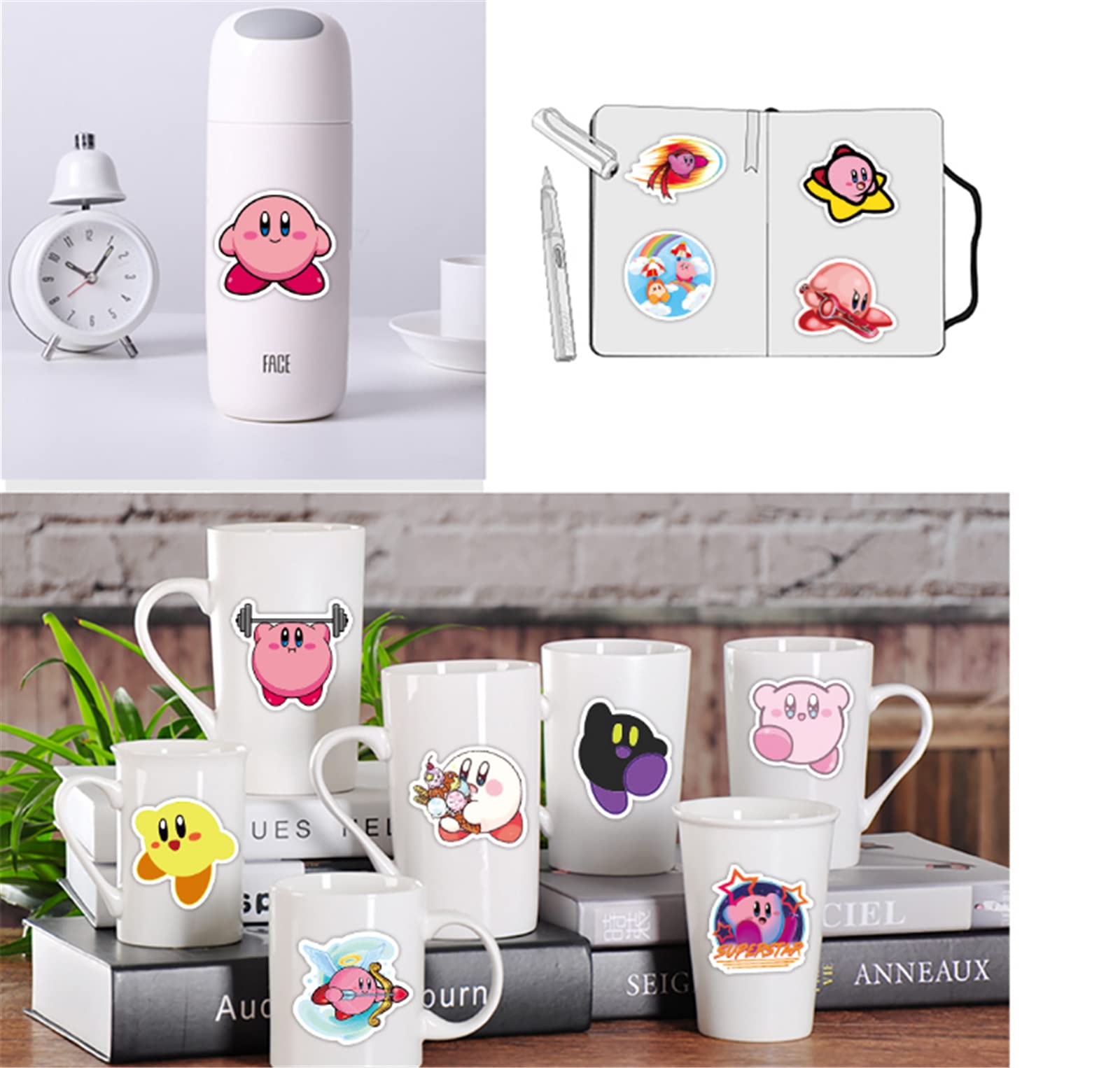 Mua Kirby Brand Kirby Stickers, 50 Pcs Waterproof Game Decals for ...