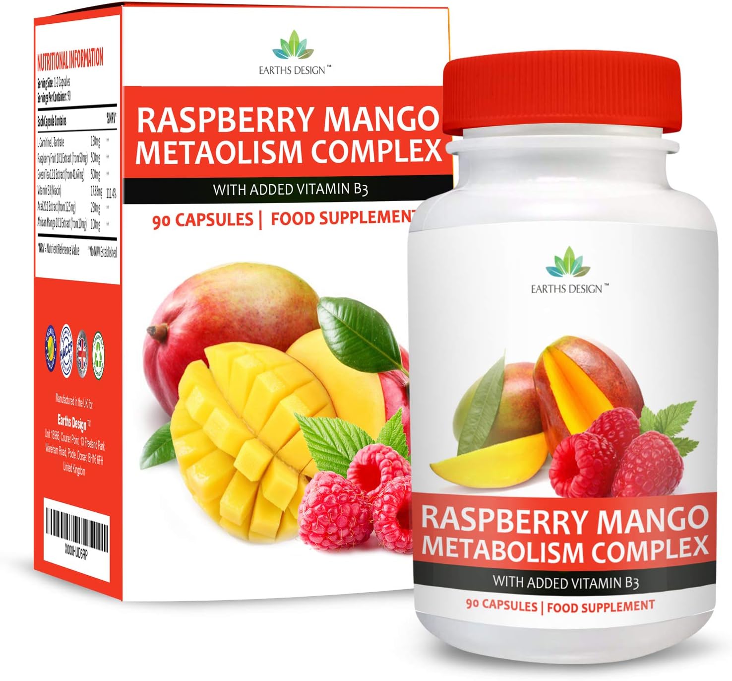 Raspberry Ketones – Maximum Strength Complex with African Mango, Acetyl ...