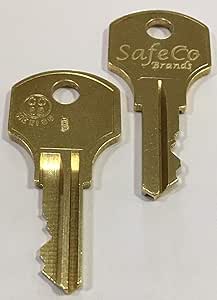 SafeCo Brands Replacement Fire Alarm Keys 2- Keys (B Simplex) Cat30 ...