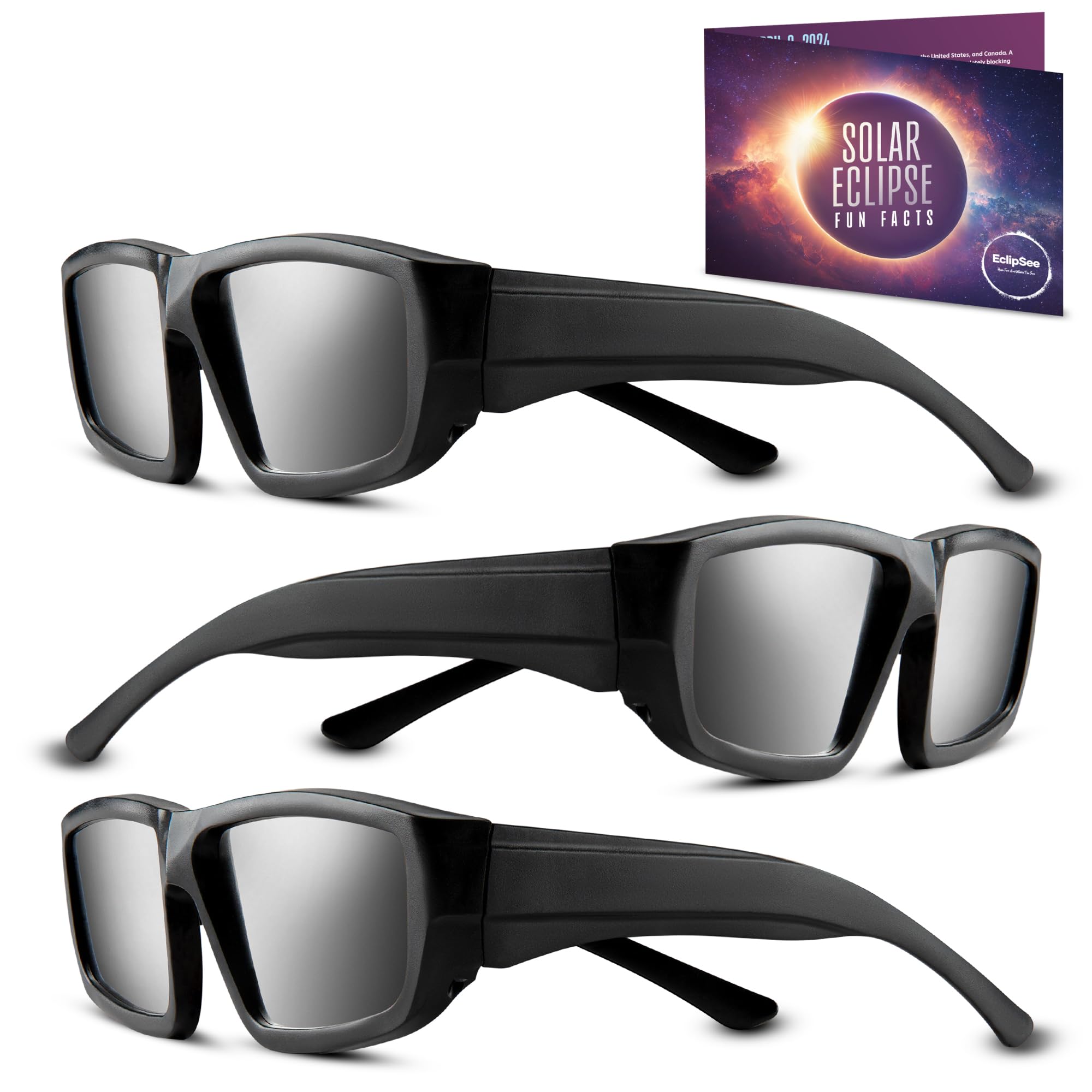 Mua Eclipsee Solar Eclipse Glasses (3 PACK) 2024 Approved Plastic Solar ...