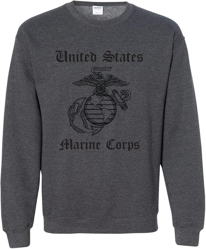 United States Marine Corps Crewneck Sweatshirt at Amazon Men’s Clothing ...