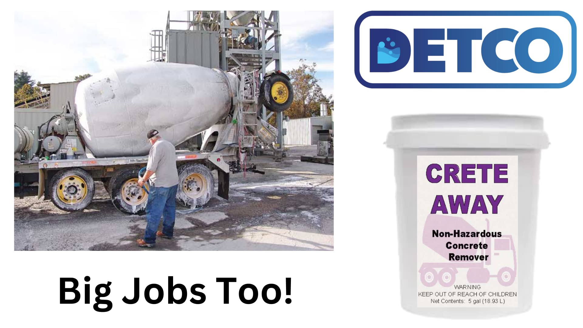 Mua Detco CRETE AWAY Non Hazardous Concrete Remover (5 gallon) trên ...