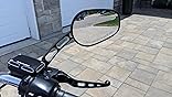 Amazon.com: Chrome Motorcycle Side Mirror for Road King Street Electra ...