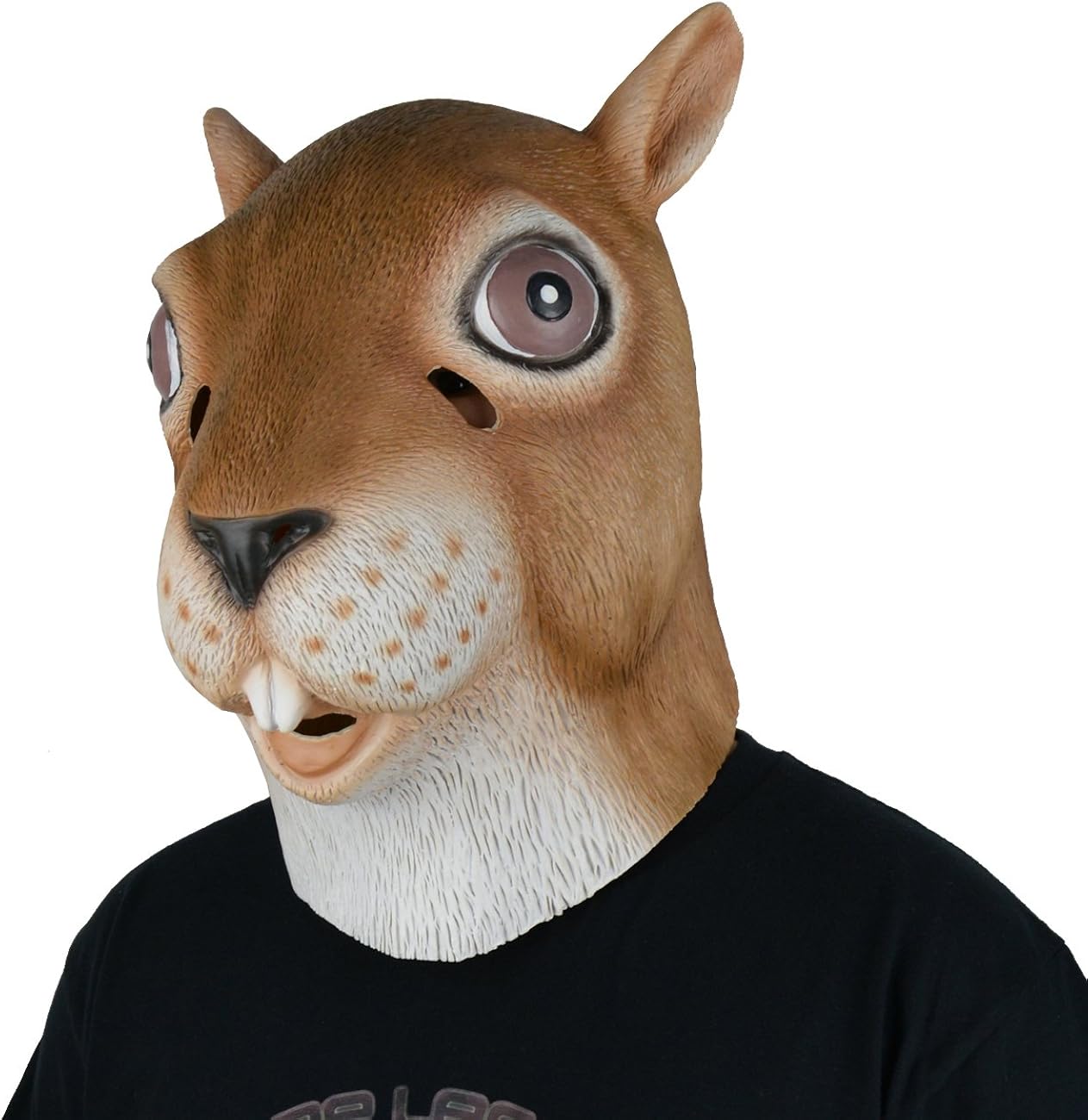 Amazon.com: LarpGears Latex Squirrel Mask Full Head Animal Mask: Clothing