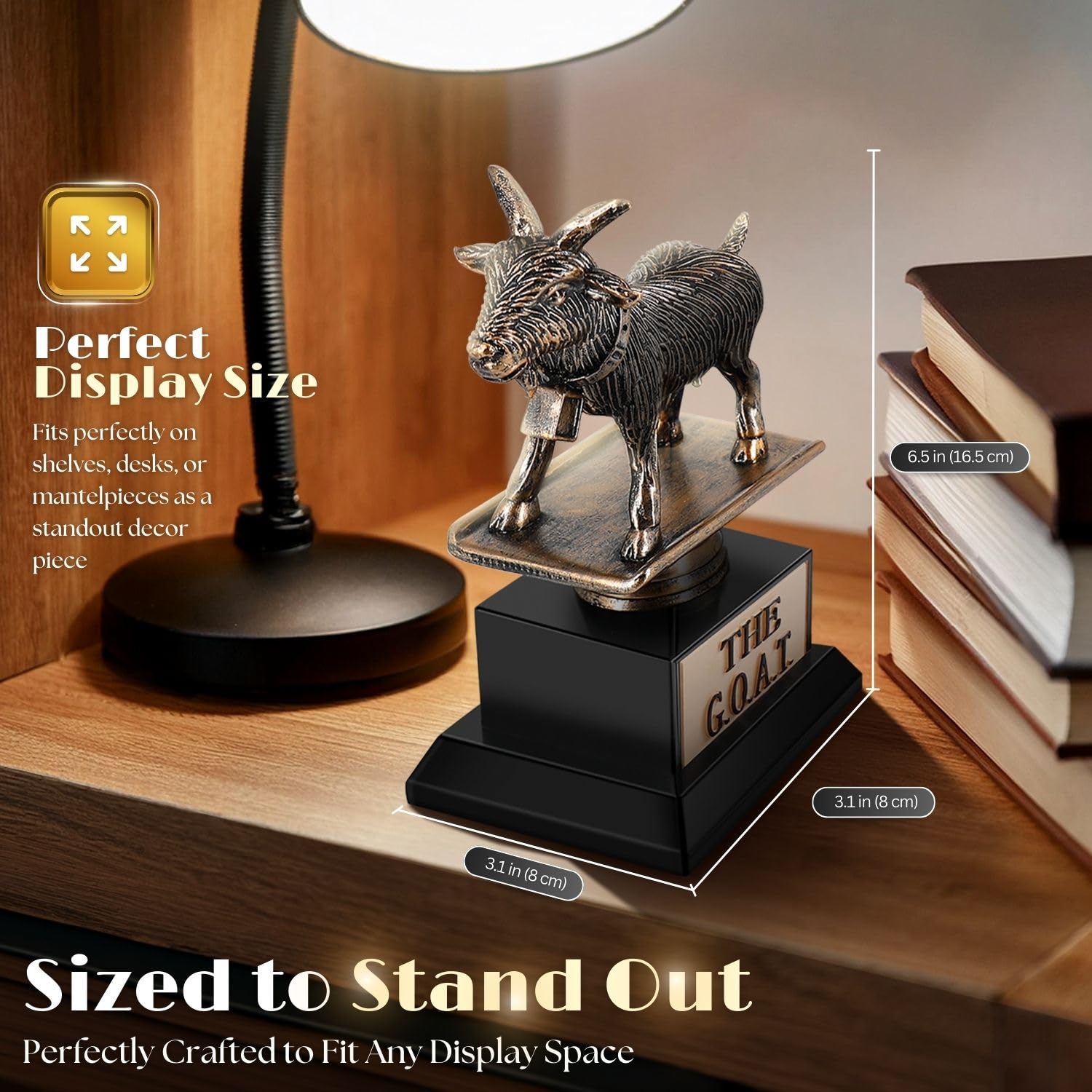 Mua Flexzion The Goat Trophy Award - Greatest of All Time Funny Trophy ...