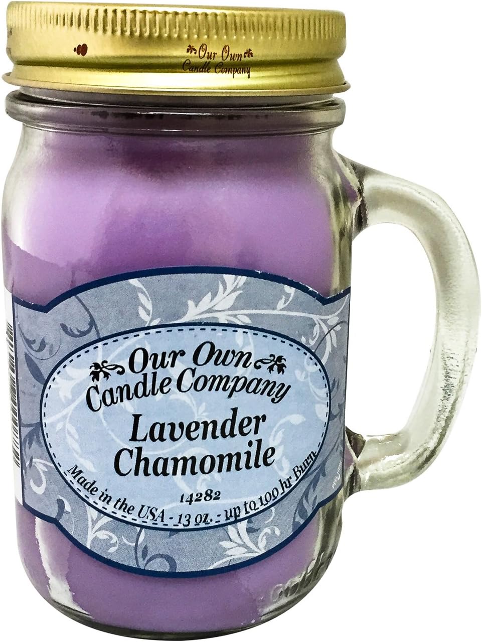 our own candle Company 13Oz Lavender Chamomile Scented Jar Candle ...