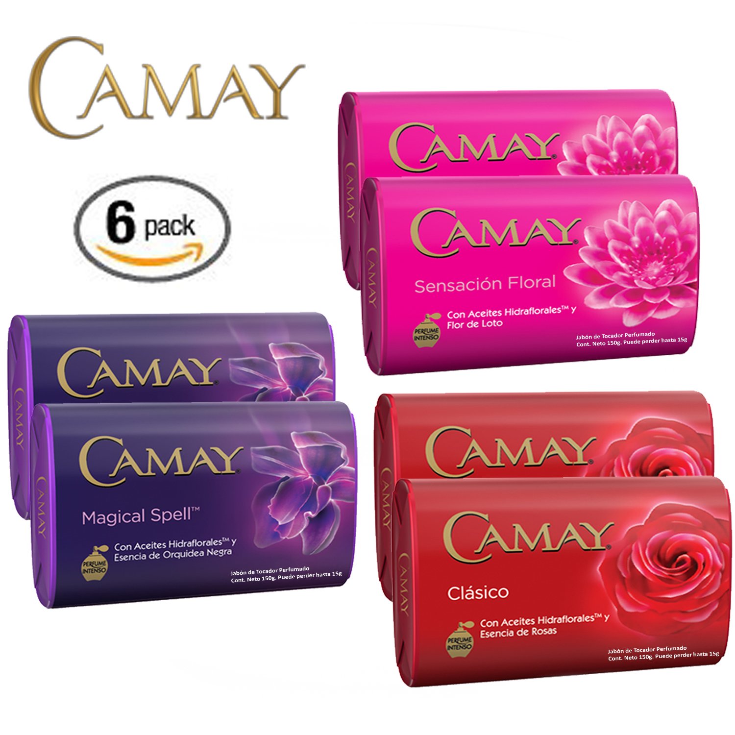 Amazon.com: Camay International Softly Scented Bath Bar Classic Soap ...