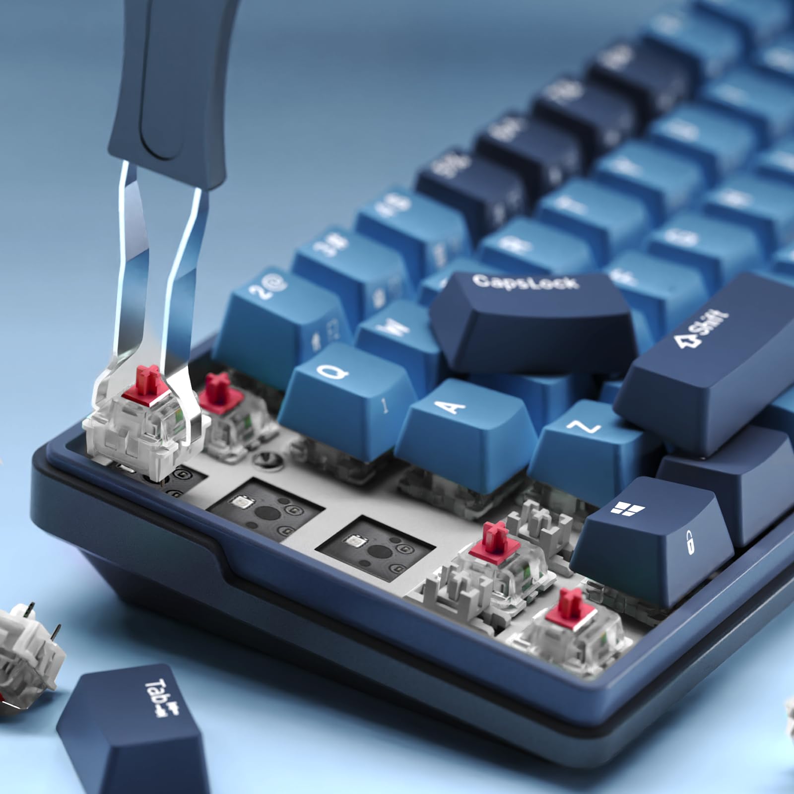 Mua RK ROYAL KLUDGE RK61 Plus Mechanical Keyboard, 60% RGB Gaming ...