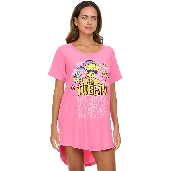 Tweety Bird Sleep Shirt Vintage Looney Tunes Pajamas. Tweety Bird