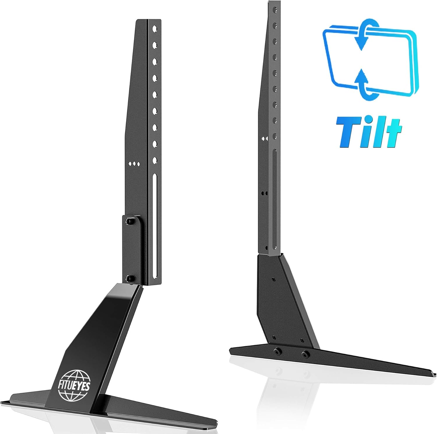 FITUEYES Universal TV Pedestal Stand for 23″ to 43″ LED LCD TV Legs ...