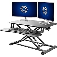 FLEXISPOT 28 inch Standing Desk Converter | Height Adjustable Stand Up ...