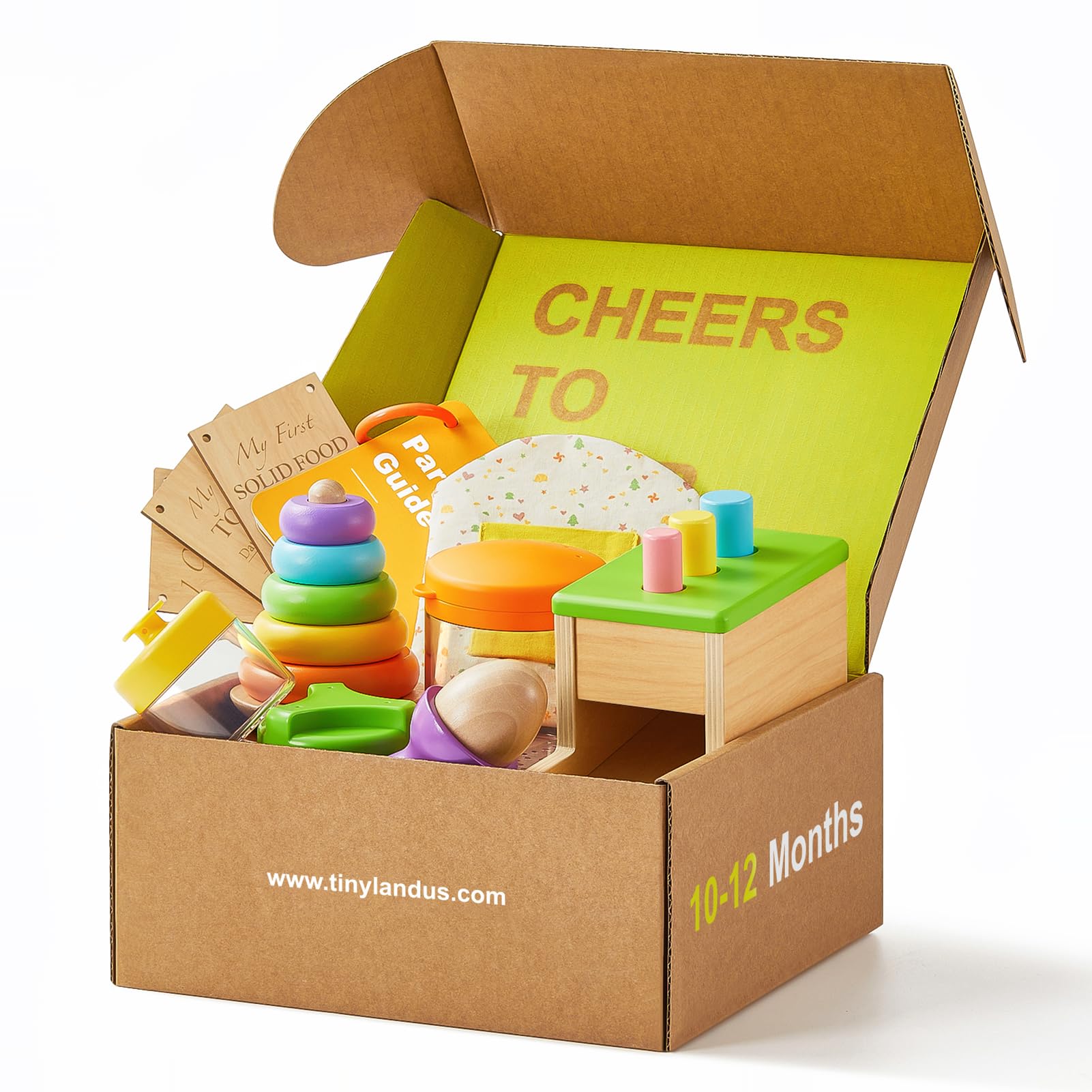 Tiny Land Montessori Toy Set for Babies 1 Year Old Thinker Play Kit- 5 ...