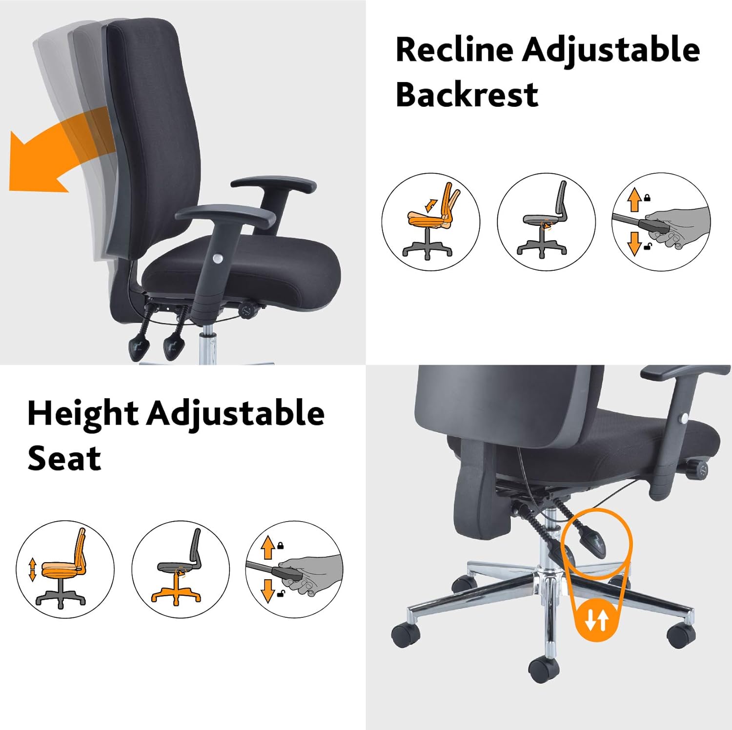 Office Hippo Ergonomic Office Chair Lumbar Support, Orthopedic Office ...