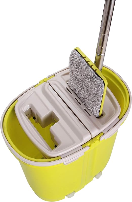 Balai mop microfibre essorage facile lave sol et attrape-poussière ...