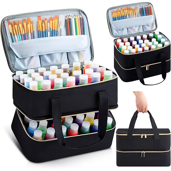 Art Bags For Artists Waterproof Art Organizer Craft Storage Tote Bag ...