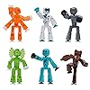 Zing Stikbot Monster Werewolf & Cyborg Pack, Set of 6 Stikbot ...
