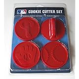 Amazon.com: MLB Chicago Cubs Officially Licensed Set of Cookie Cutters ...