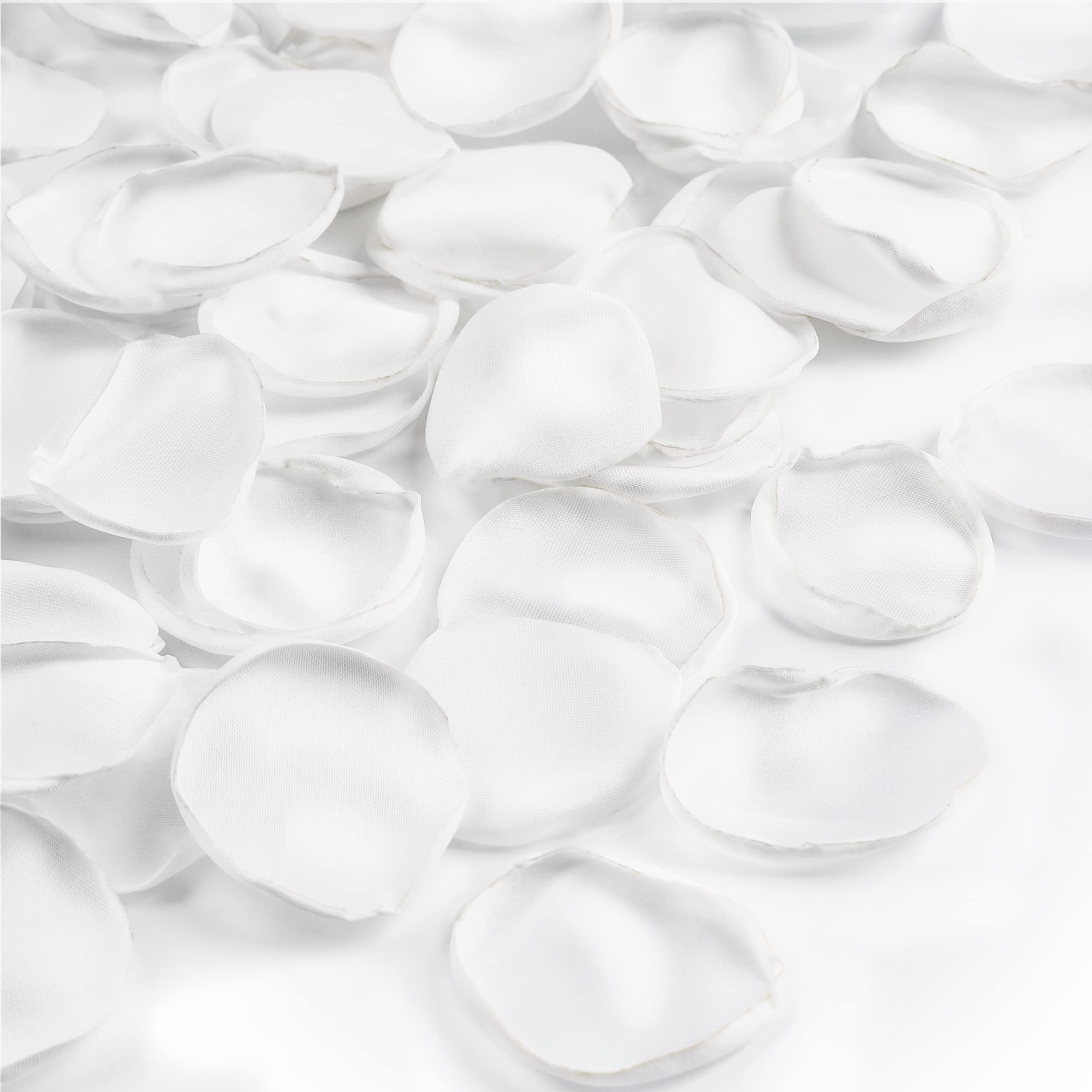 Der Rose 300pcs Artificial Flowers Silk Fake White Rose Petals Flower ...