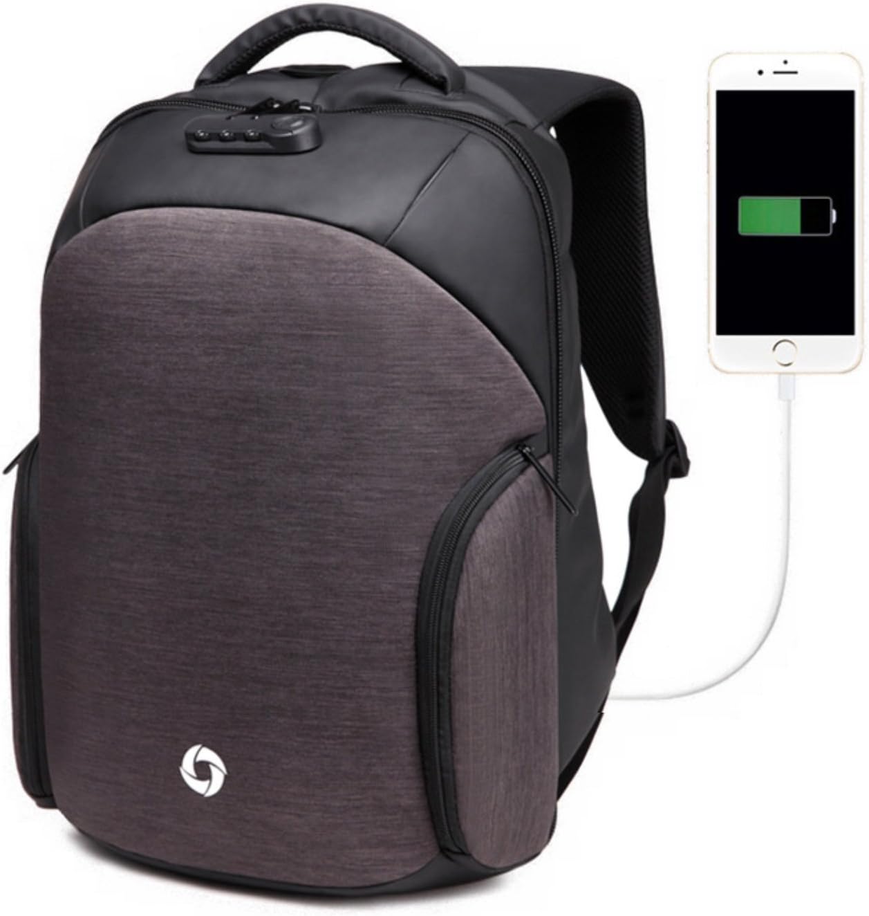 OZUKO Anti Theft Business Laptop Backpack with USB Charging Waterproof ...