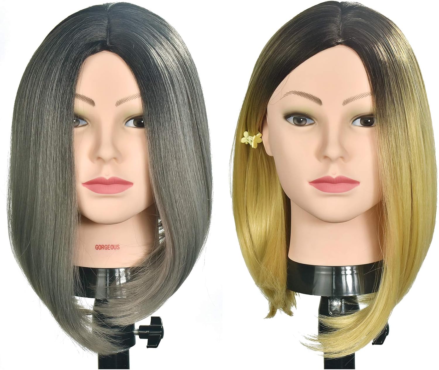 Training Head Cosmetology Professional Bald Manikin Head for Wigs ...