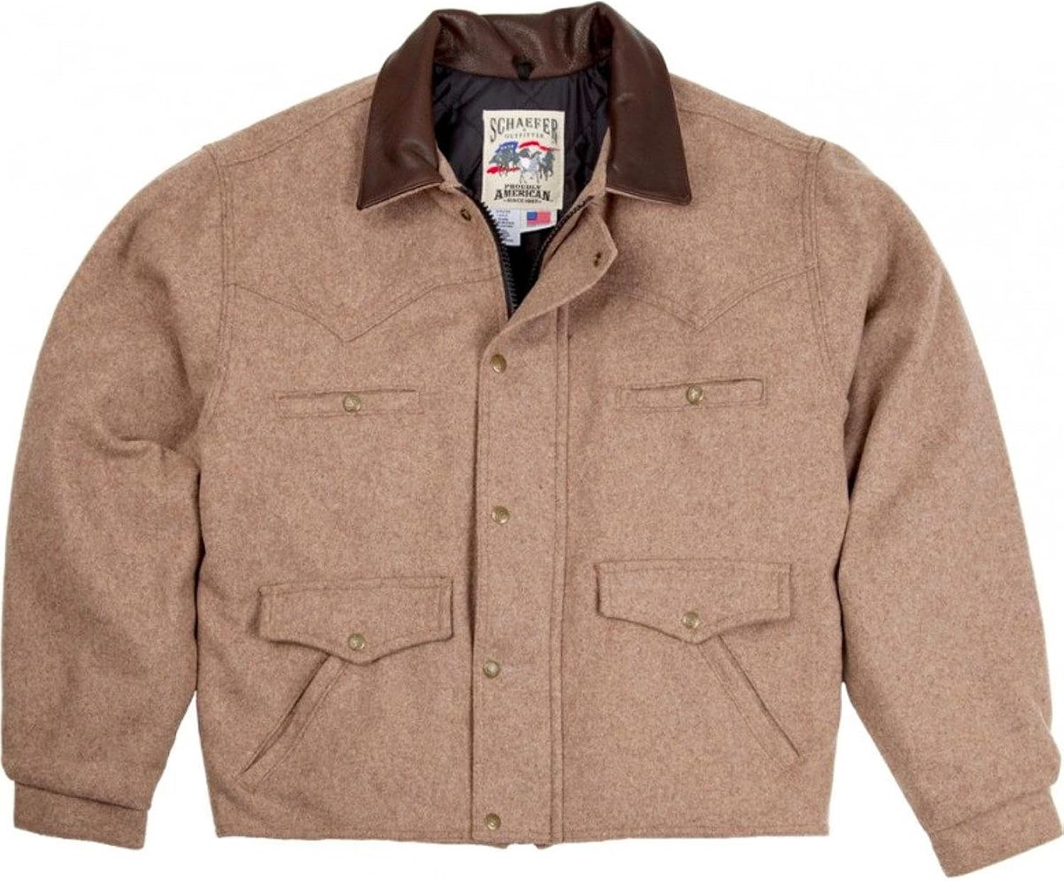 Schaefer Outfitters Men's 570 Summit Wool Jacket - 570-Dkc at Amazon ...
