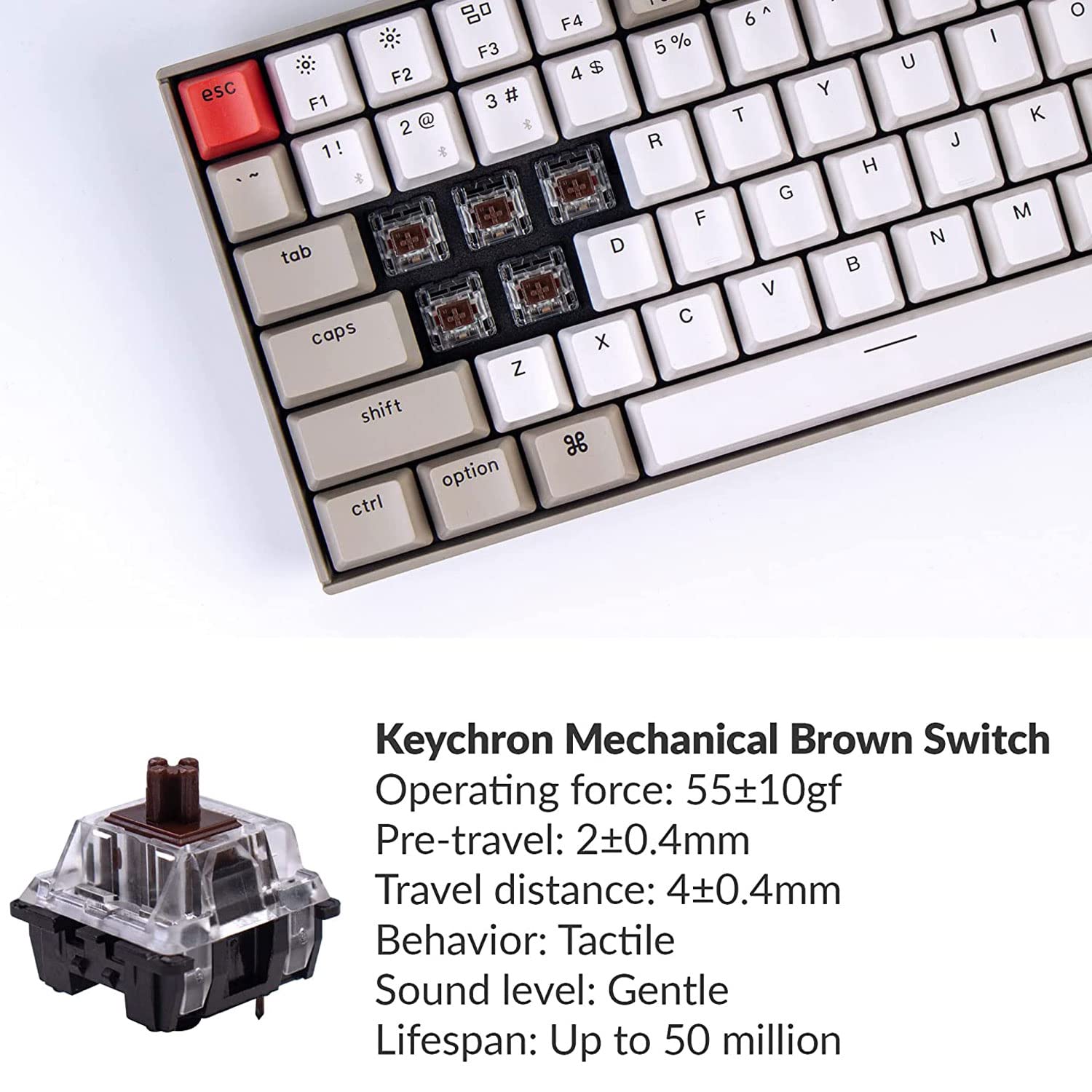 Mua Keychron K2 Gaming Mechanical Keyboard Wireless/Wired, 84 Keys ...